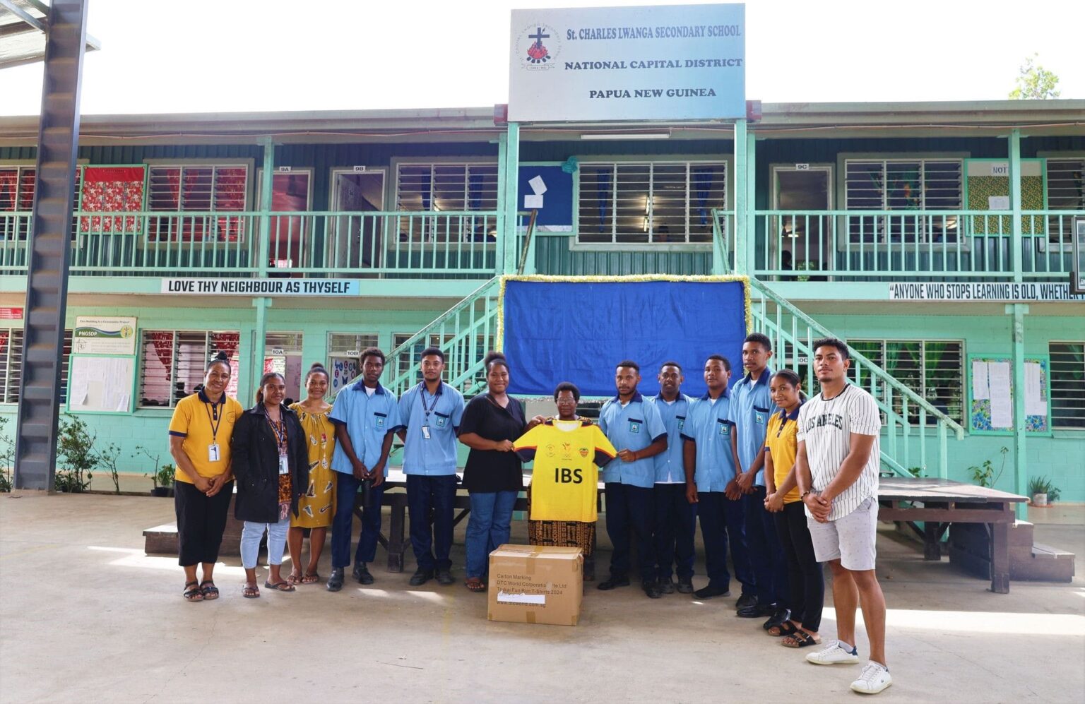 IBSUniversity Distributes Trukai Fun Run T-Shirts to Schools - IBS ...